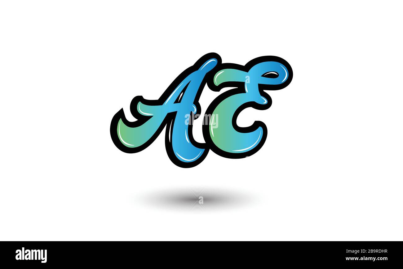 A E Letter Logo Design. Creative Modern EA Letters Icon Illustration ...