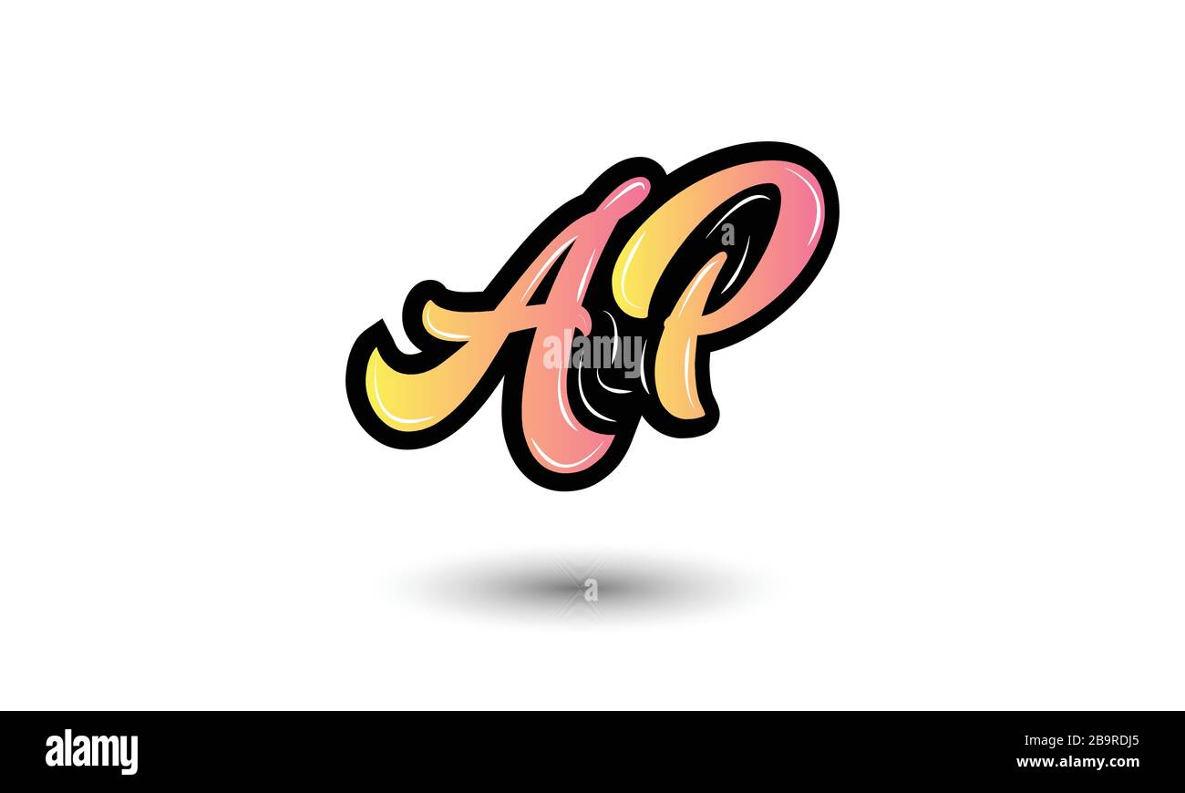Letter AP logo design template elements Stock Vector Image & Art - Alamy