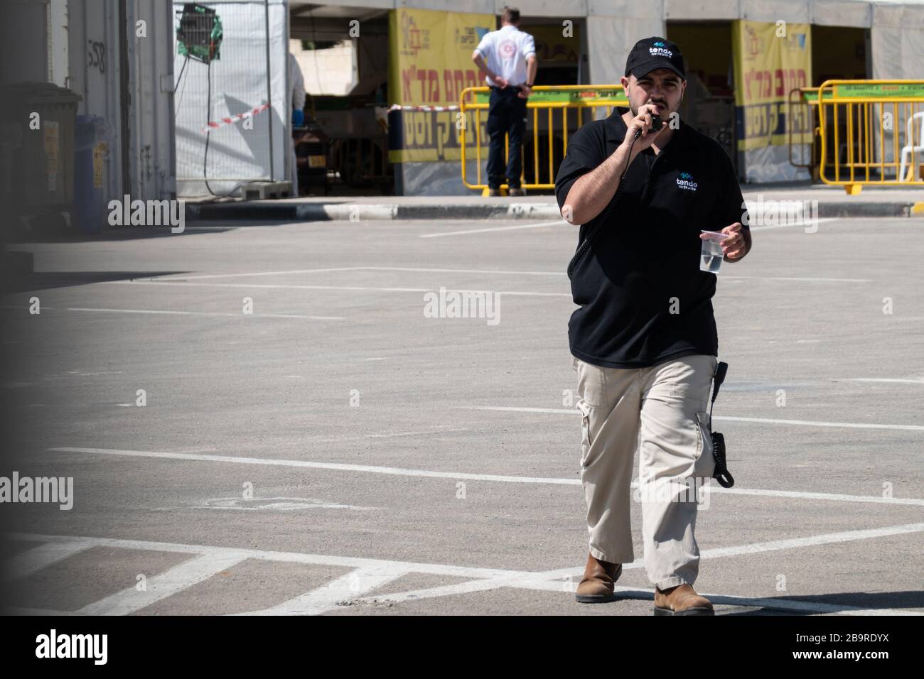 Jerusalem, Israel. 25th Mar, 2020. Magen David Adom, serving as the ...