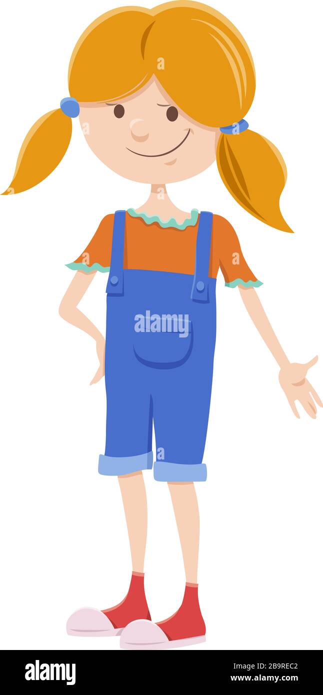 Girl Comedian Clipart