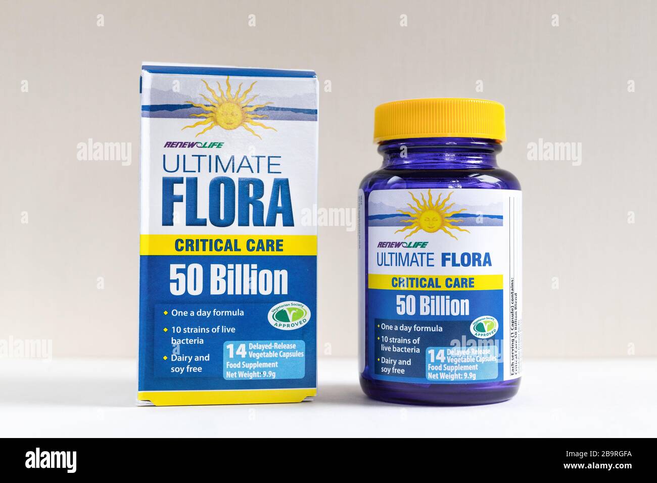 London / UK - March 22nd 2020 - Ultimate Flora probiotic food ...