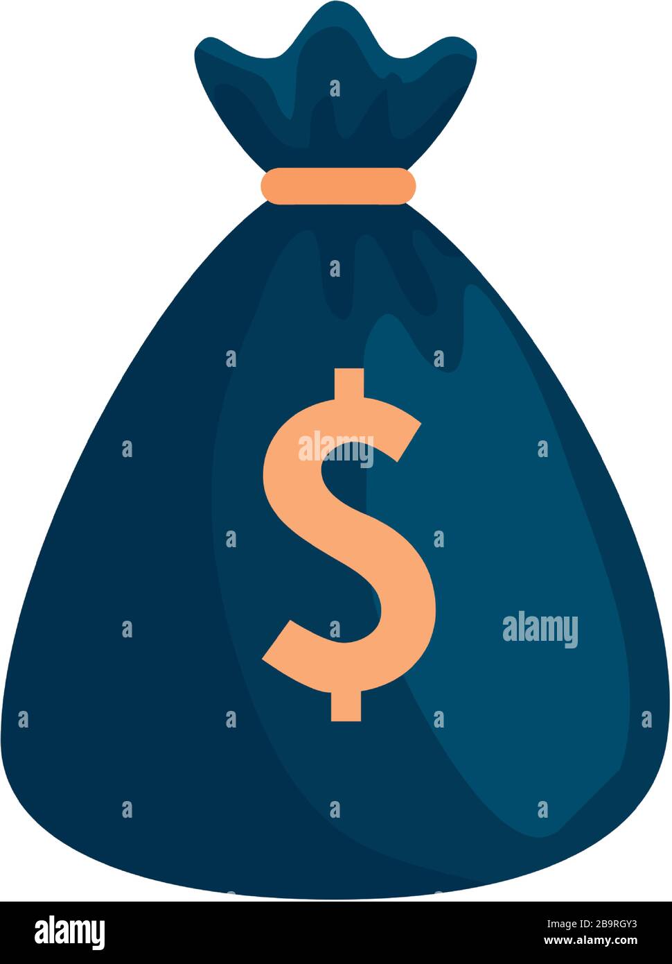money bag cash isolated icon Stock Vector Image & Art - Alamy