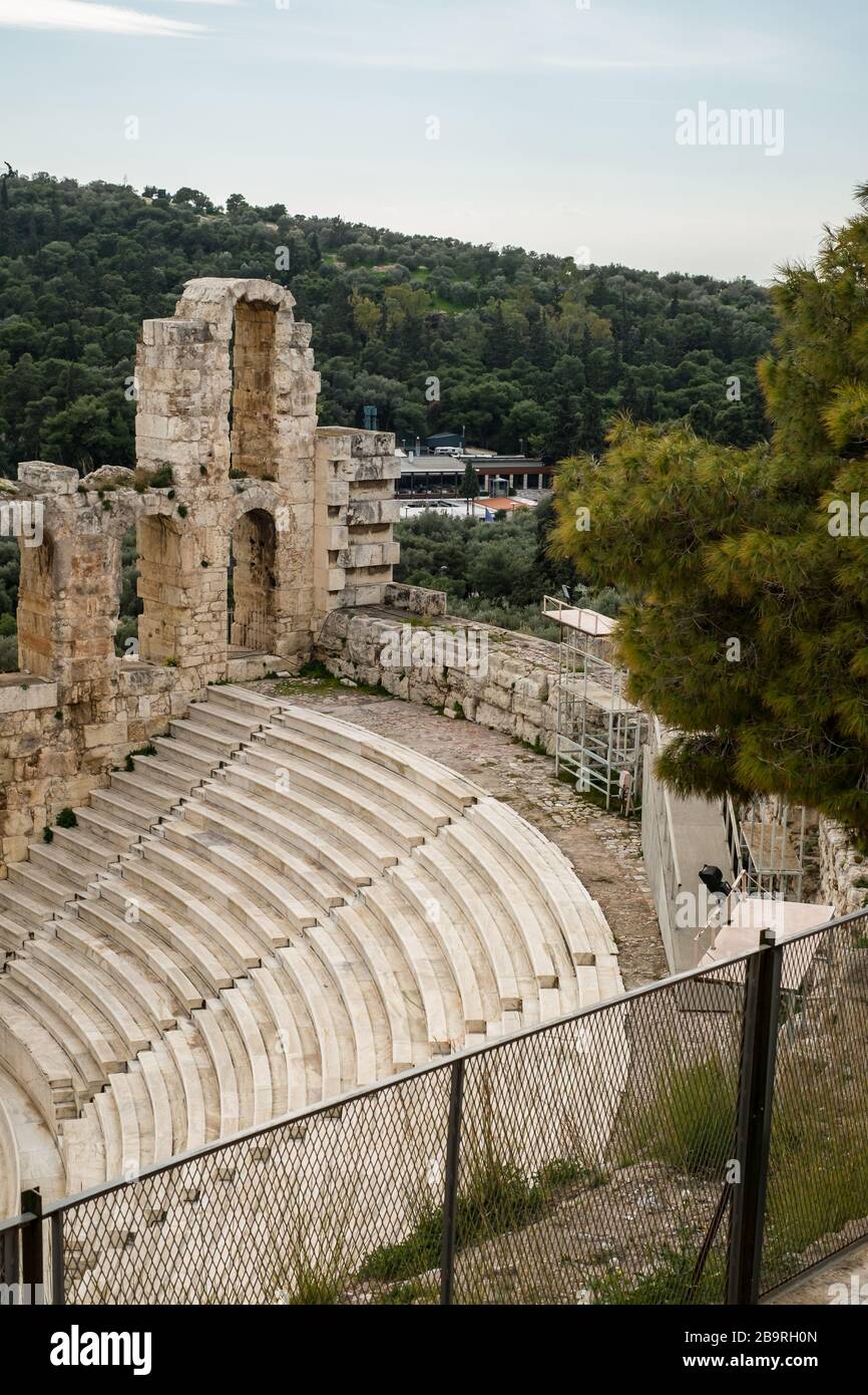 Athens Parthenon Amphitheater Famous High Resolution Stock Photography ...