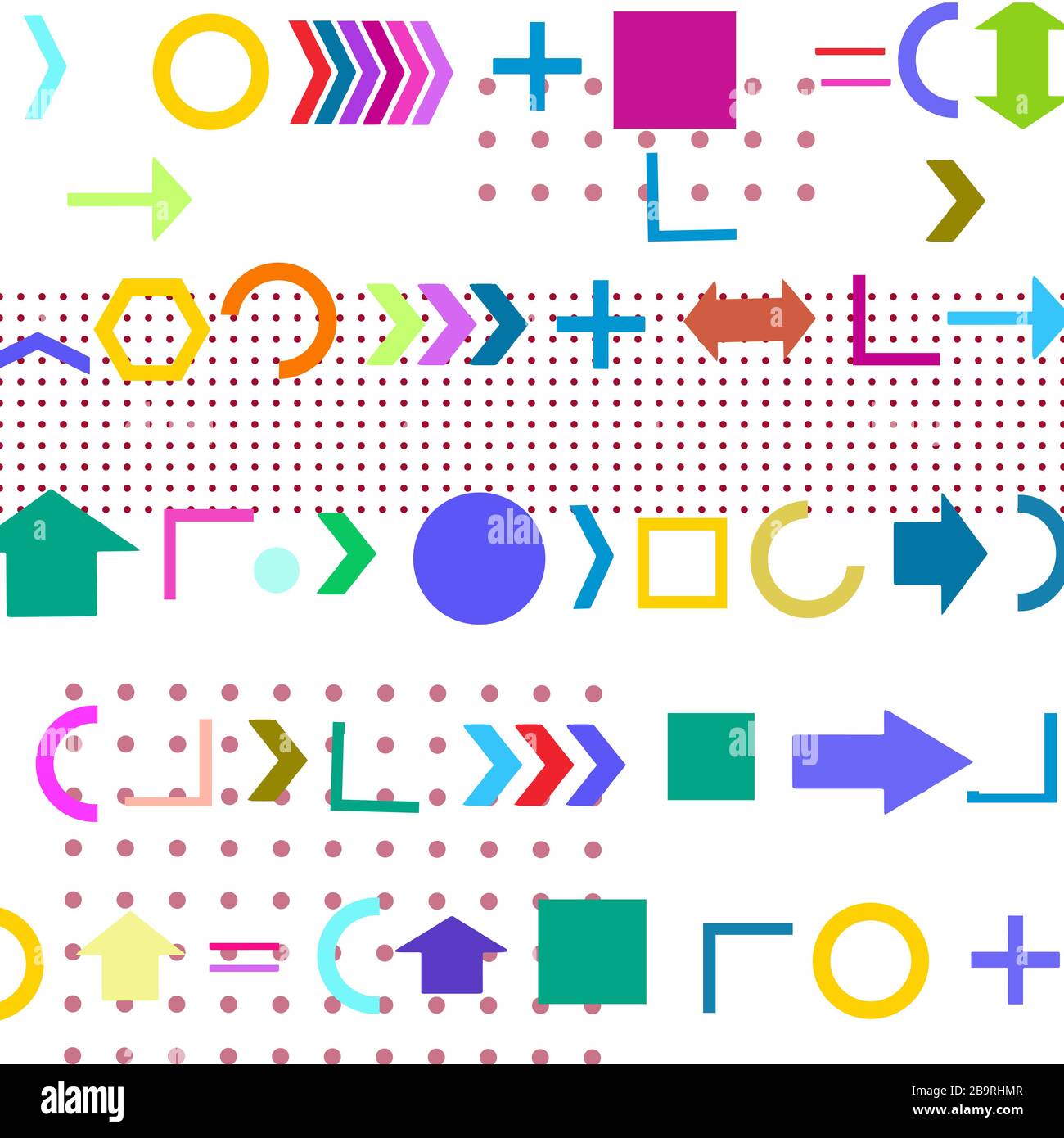 Arithmetic signs and geometric shapes Stock Vector Image & Art - Alamy