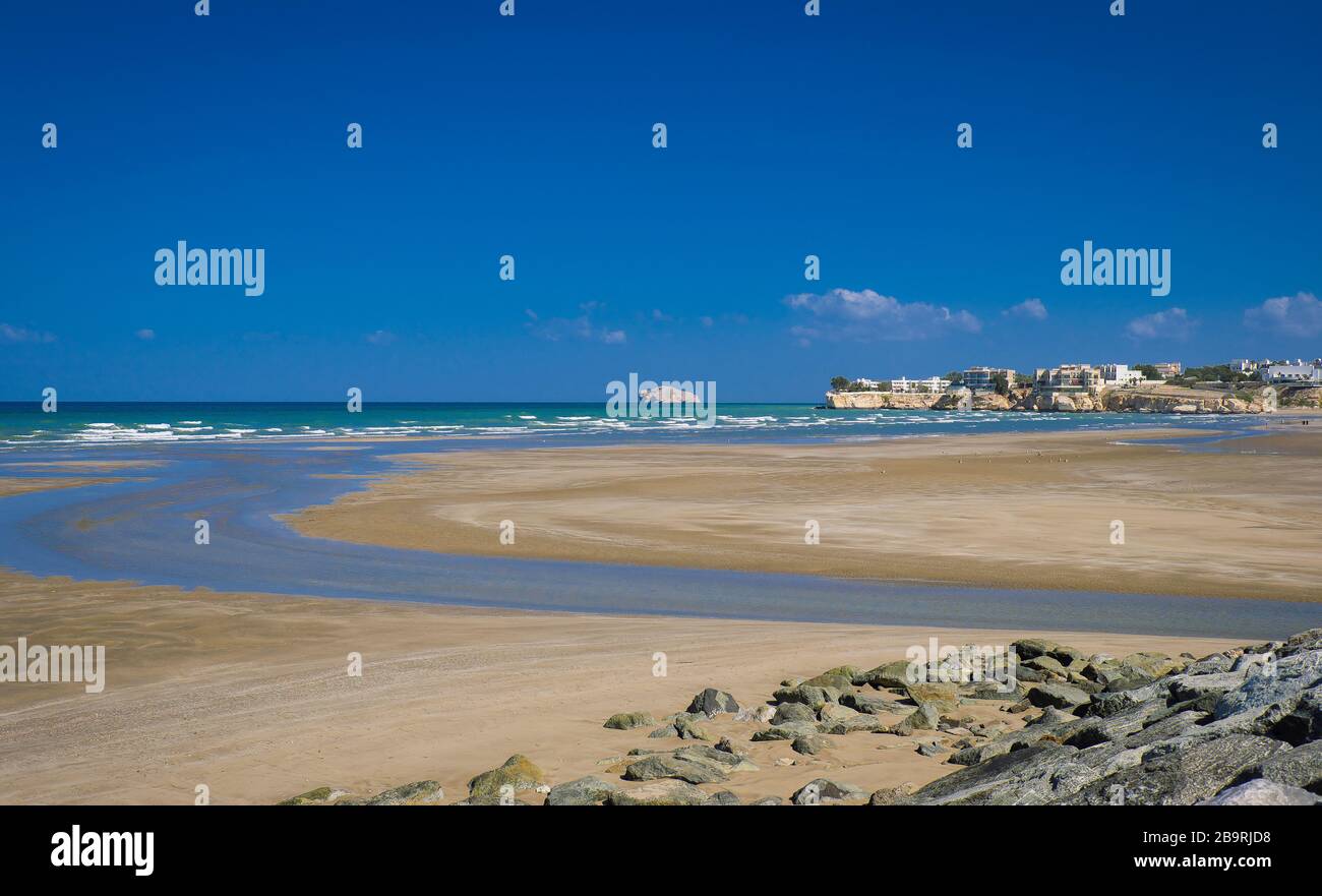 Qurum beach in Muscat,Oman Stock Photo - Alamy