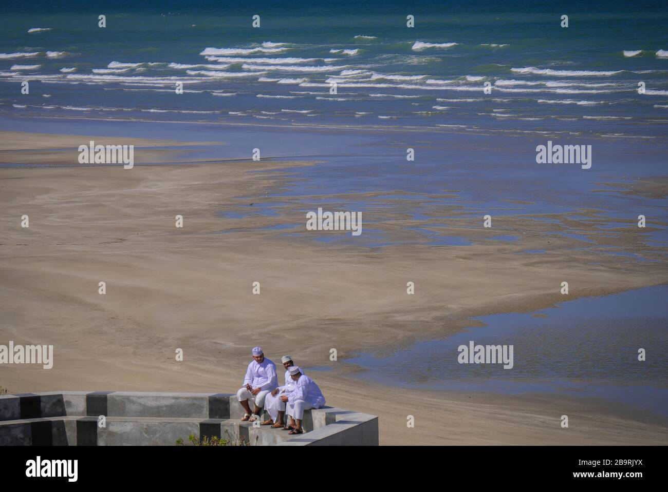 Qurum beach in Muscat,Oman Stock Photo - Alamy