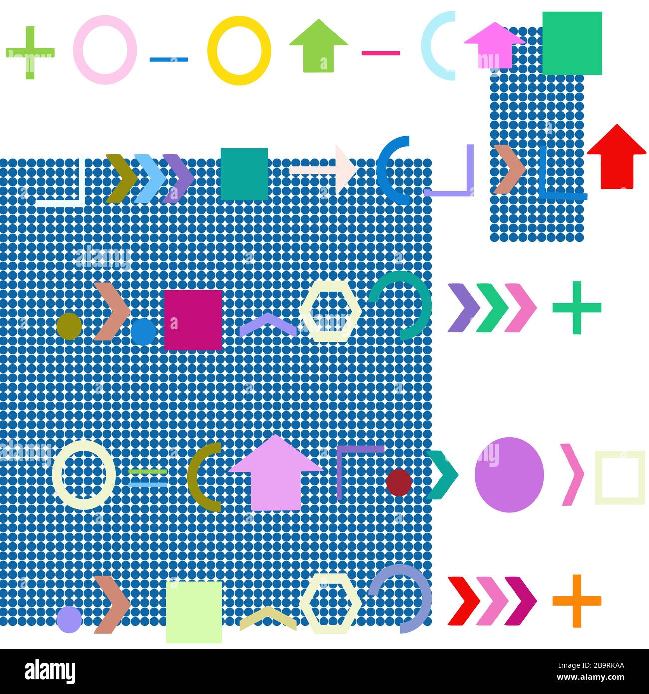 Arithmetic signs and geometric shapes Stock Vector Image & Art - Alamy