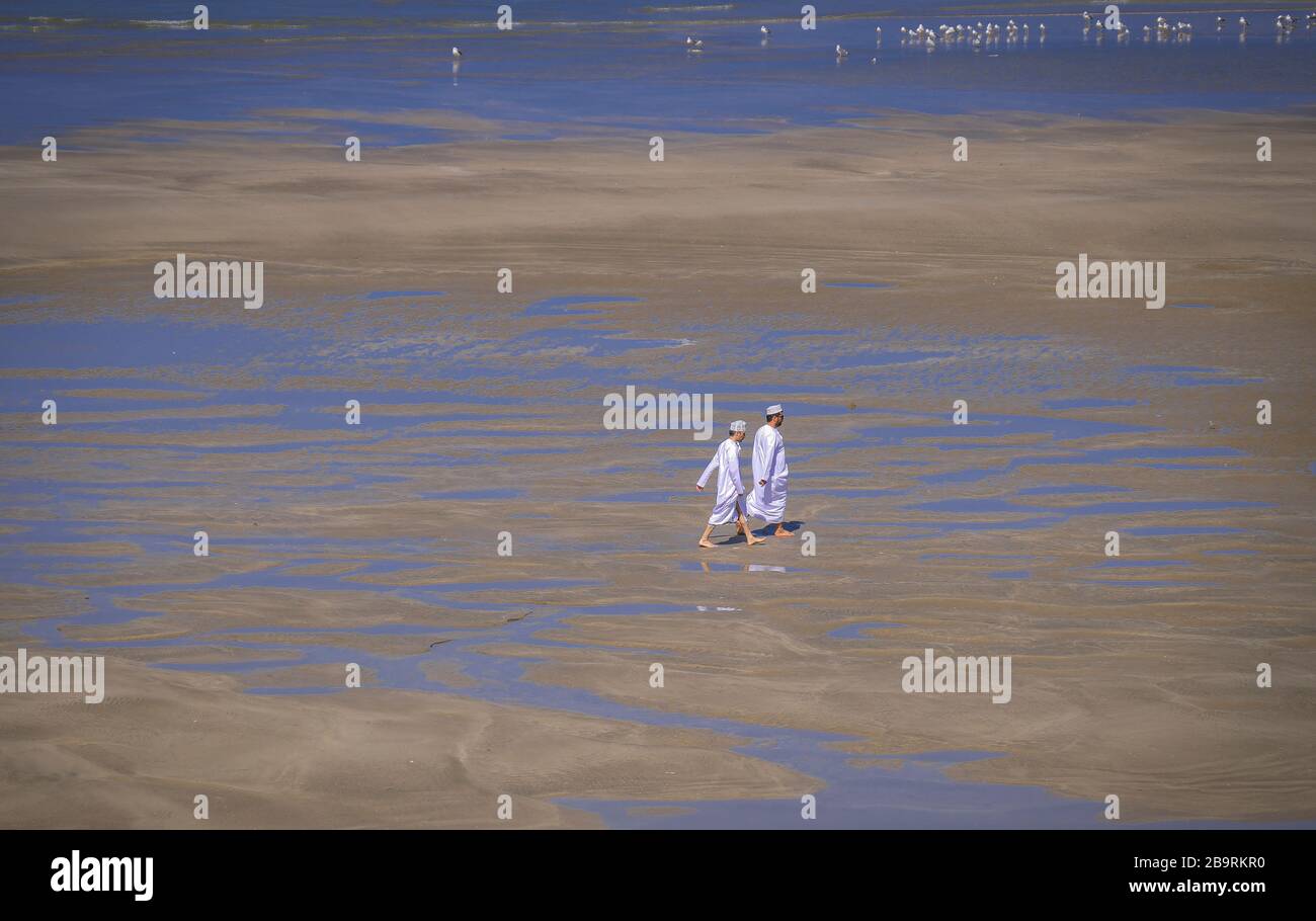 Qurum beach in Muscat,Oman Stock Photo - Alamy
