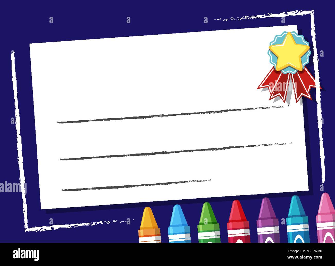 Crayons background picture Stock Vector Images - Alamy