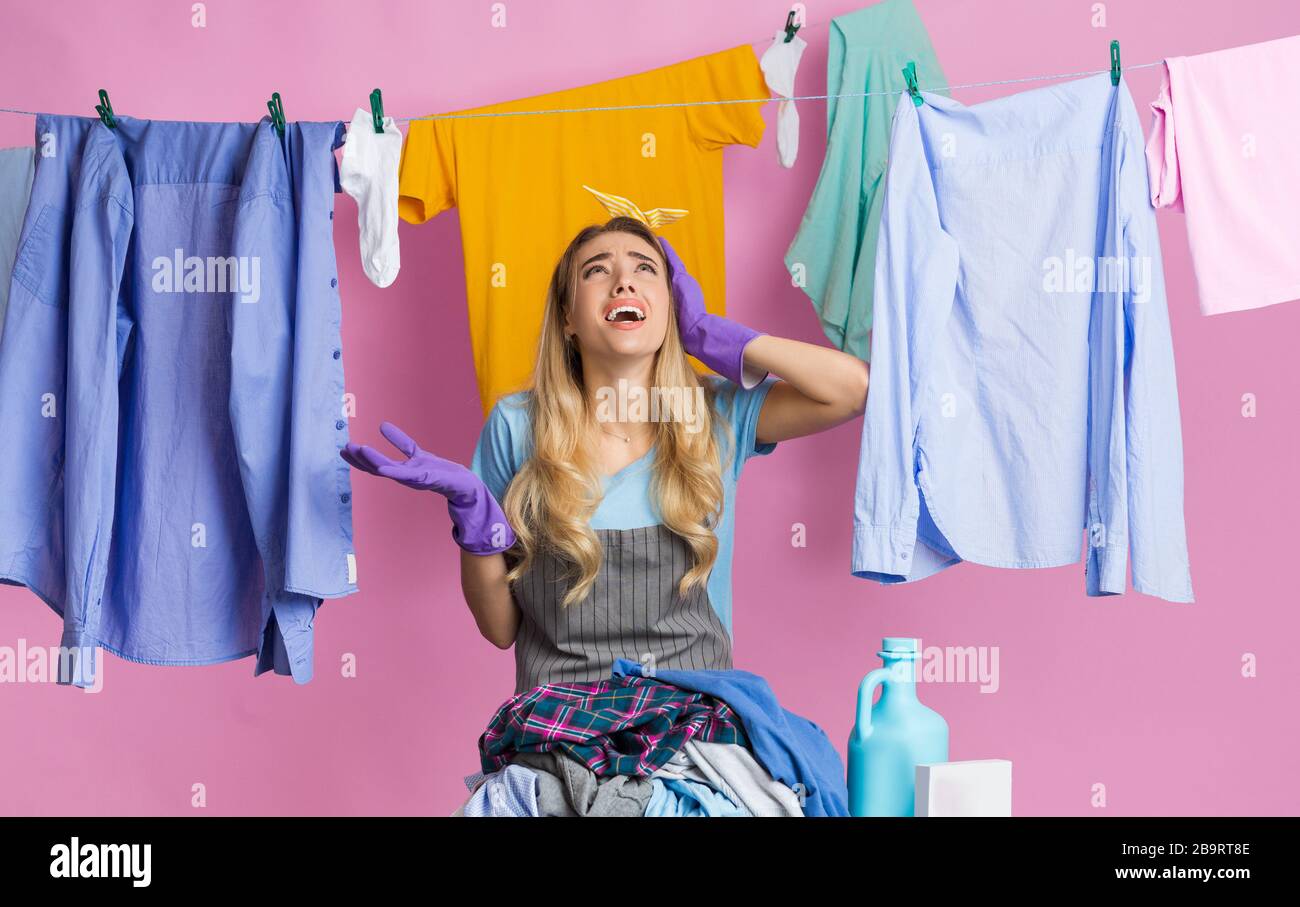 Dissatisfied with clothes hi-res stock photography and images - Alamy
