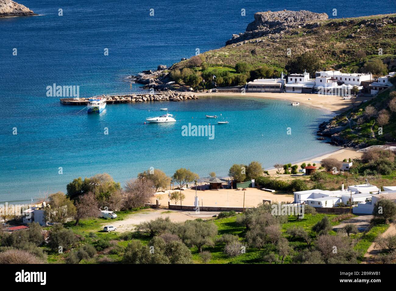Holiday village rhodes hi-res stock photography and images - Alamy