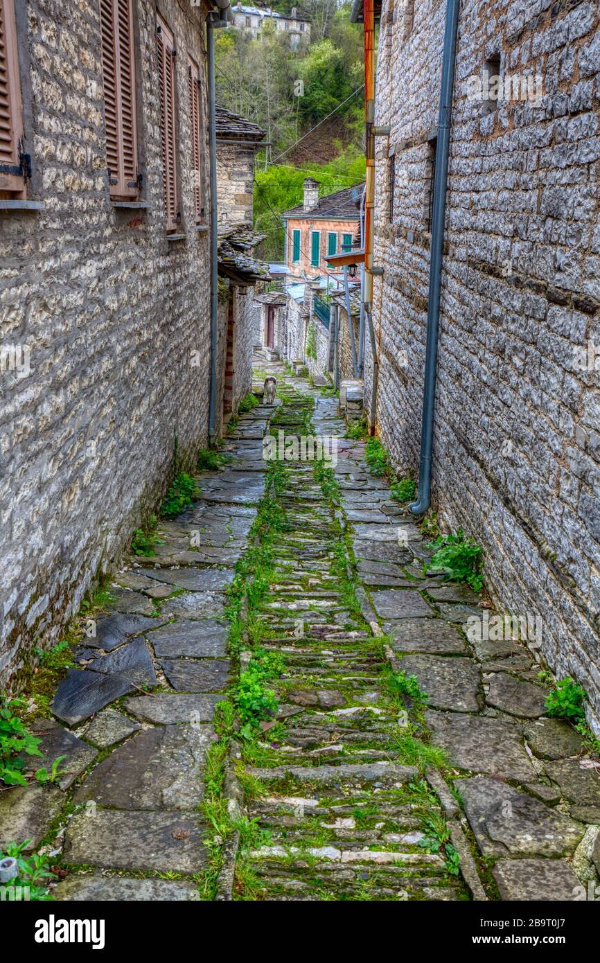 Amazing scenery from the picturesque village of Dilofo with its ...