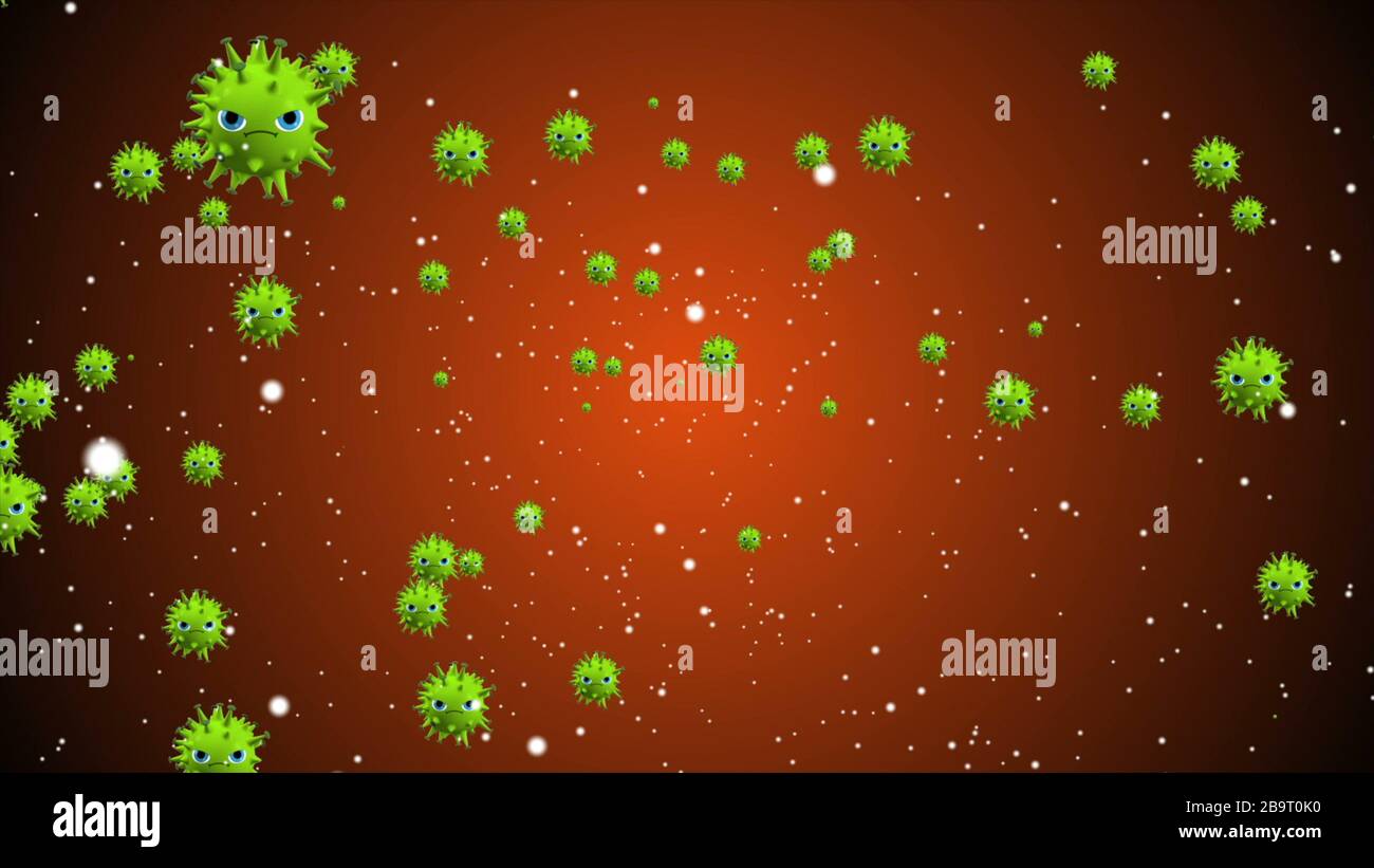 Coronavirus Covid-19 Infected virus 2019-ncov pneumonia in blood ...