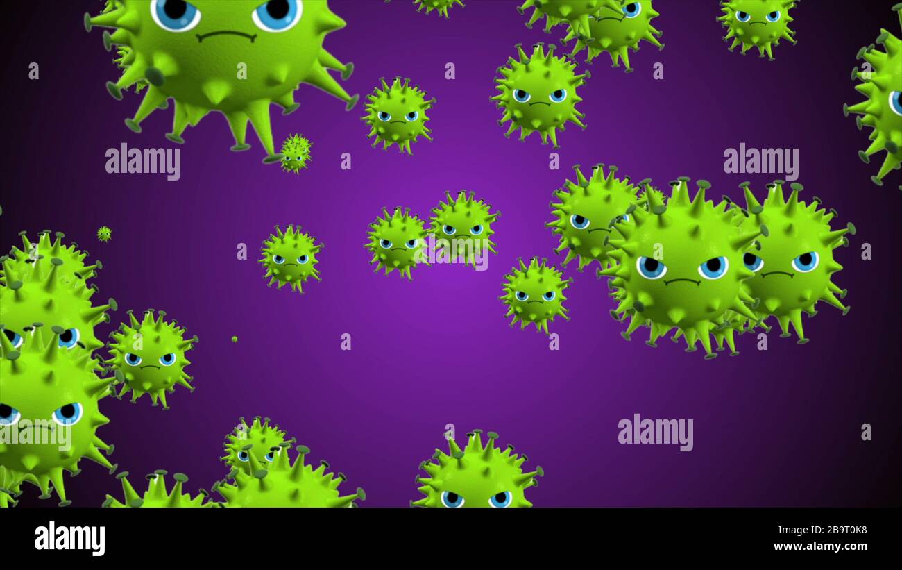 Coronavirus Covid-19 Infected virus 2019-ncov pneumonia in blood ...