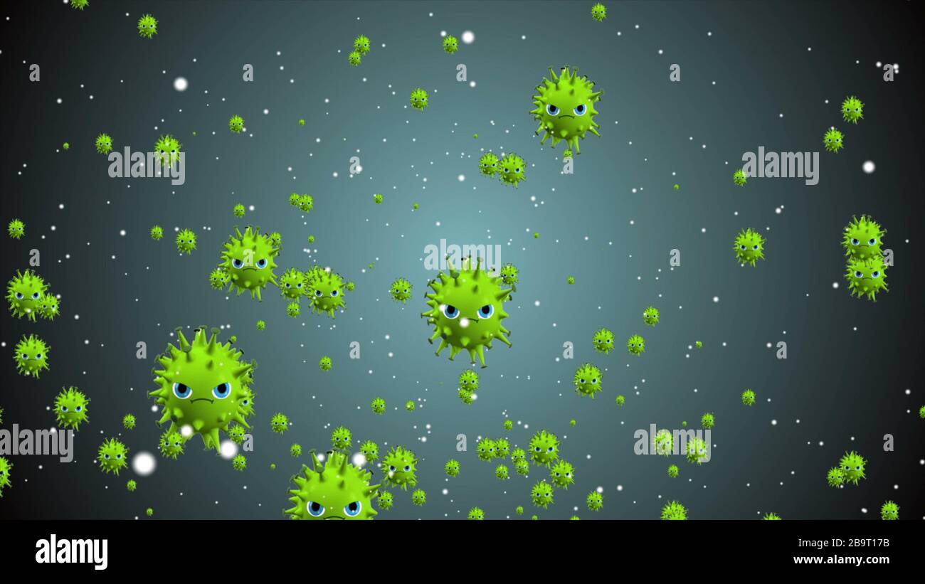 Coronavirus Covid-19 Infected virus 2019-ncov pneumonia in blood ...