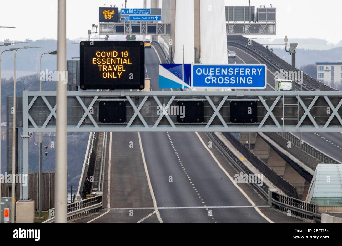 Essential travel only signs hi-res stock photography and images - Alamy