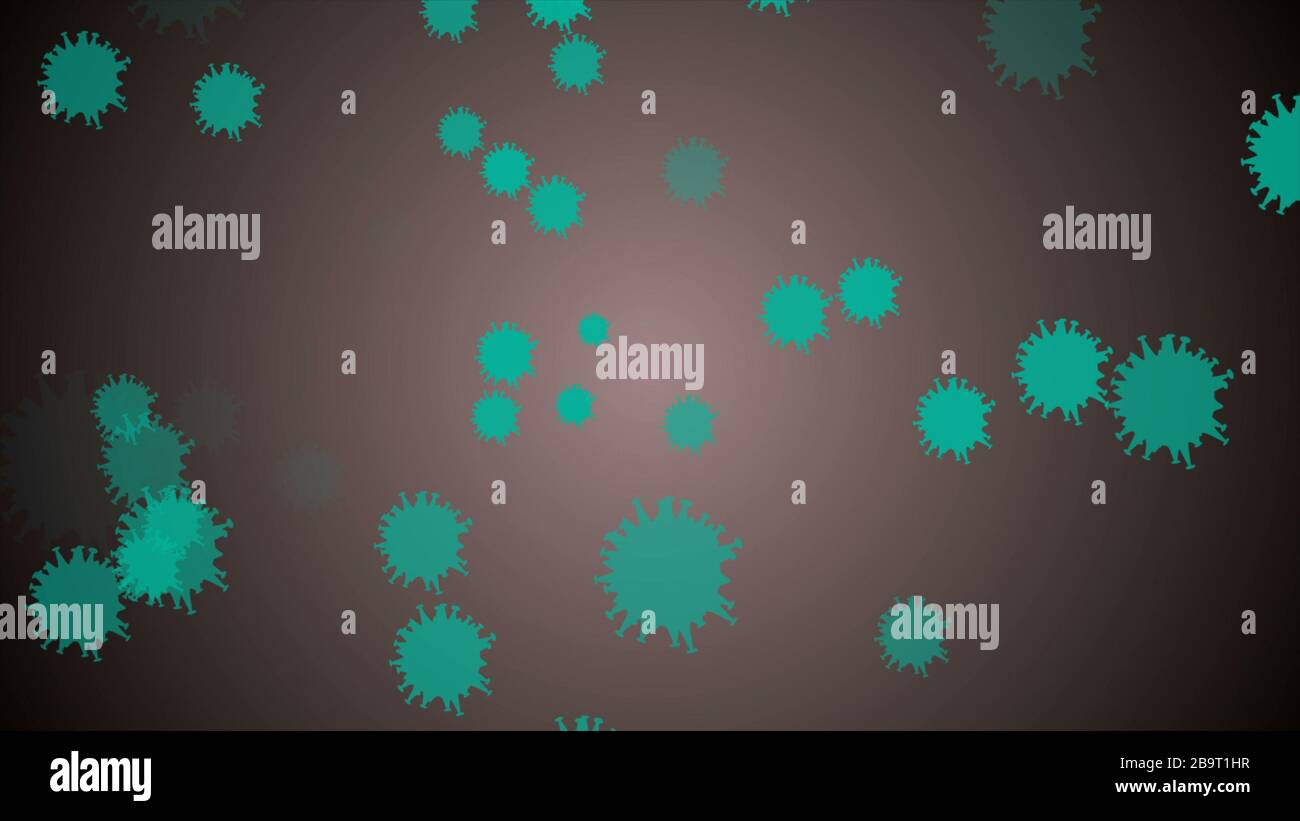 Coronavirus Covid-19 Infected virus 2019-ncov pneumonia in blood ...