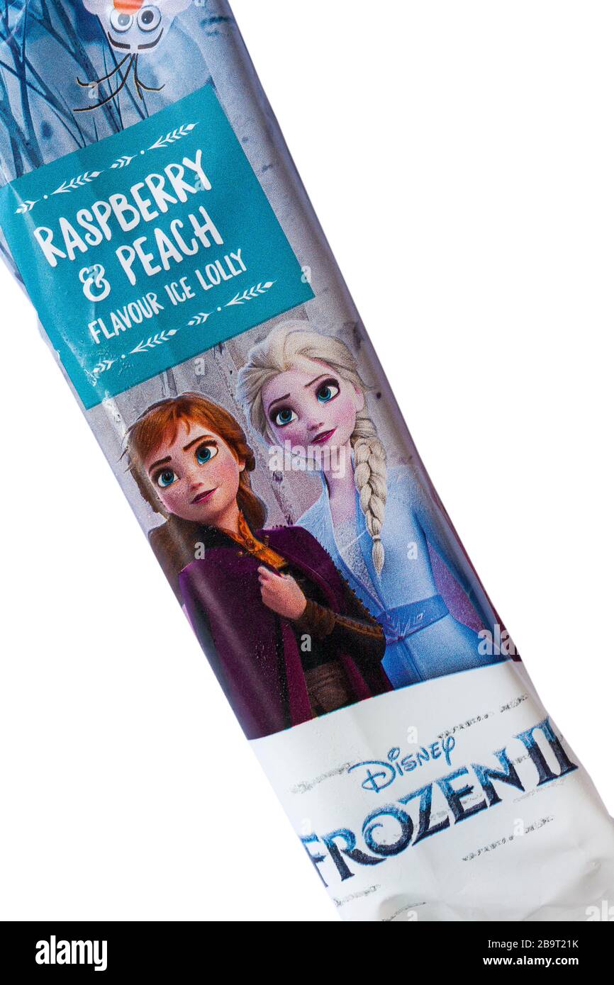 Disney Kitchen Disney Frozen II swirl lollies raspberry & peach flavour ...
