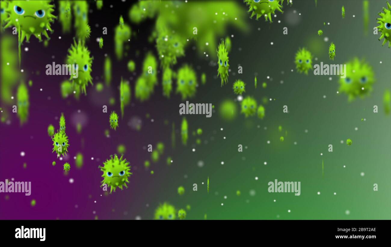 Coronavirus Covid-19 Infected virus 2019-ncov pneumonia in blood ...