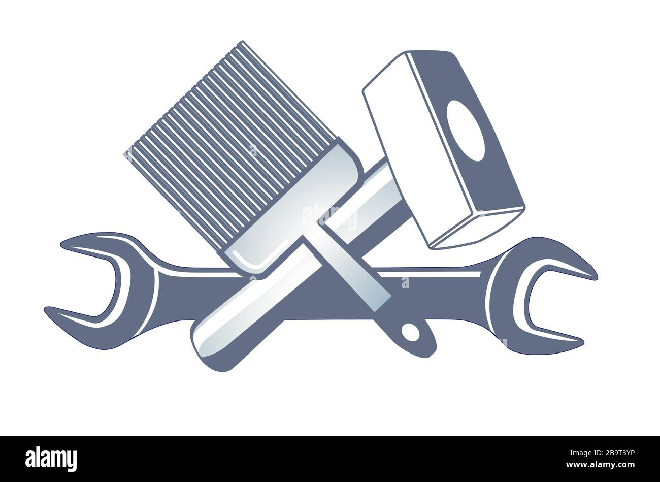 Hand tools icon illustration, symbol set Stock Vector Image & Art - Alamy