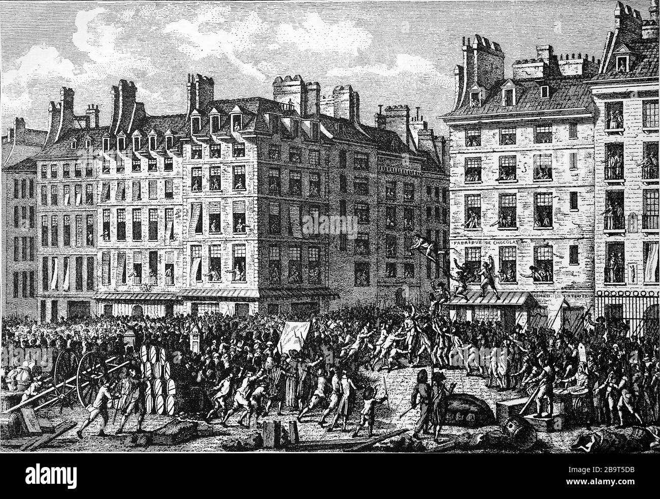 The 1789 revolution paris Black and White Stock Photos & Images - Alamy