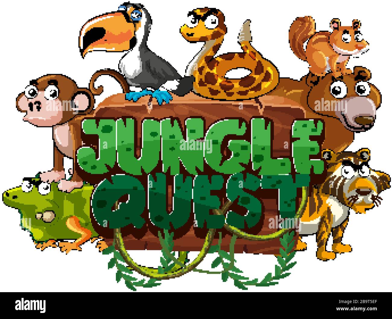 Jungle Bubble Monkey Quest