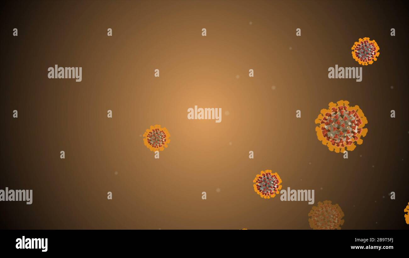 Coronavirus Covid-19 Infected virus 2019-ncov pneumonia in blood ...