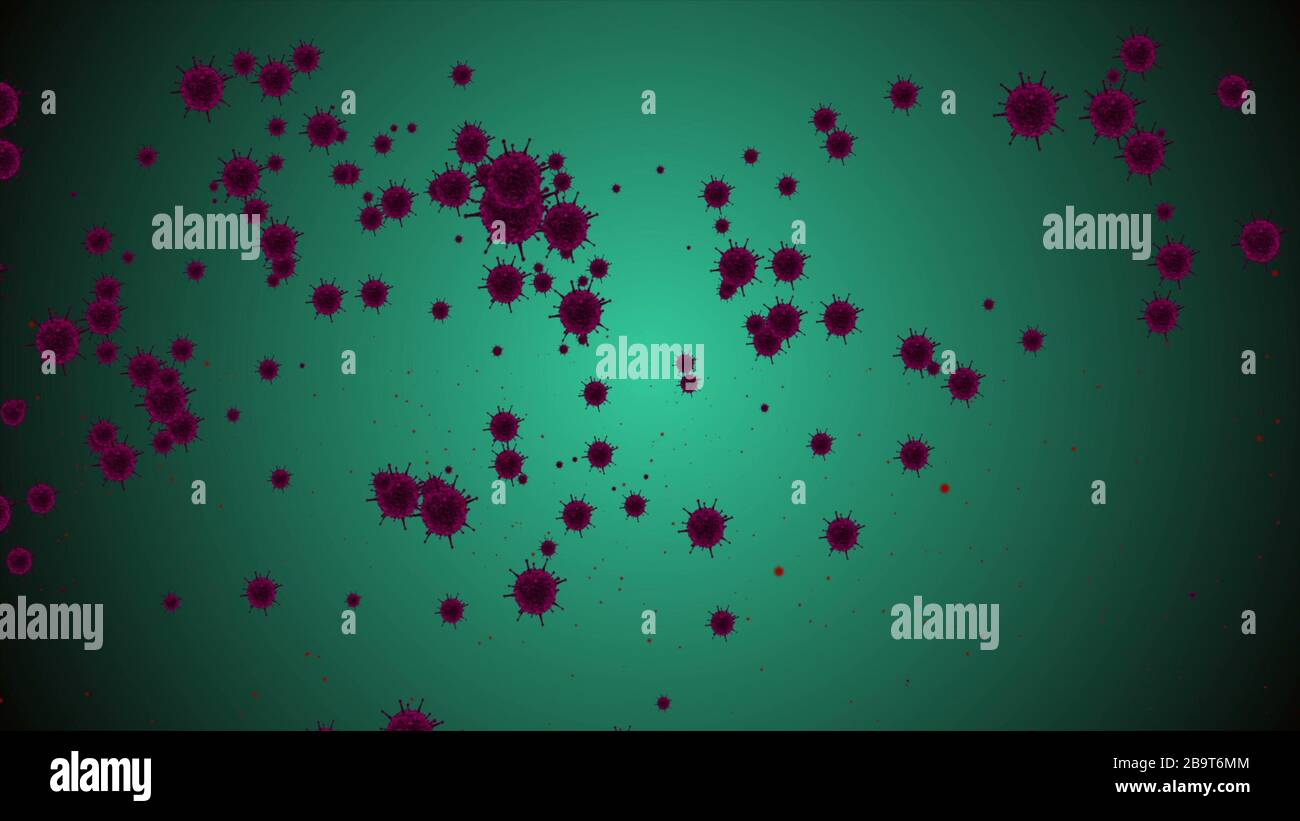 Coronavirus Covid-19 Infected virus 2019-ncov pneumonia in blood ...