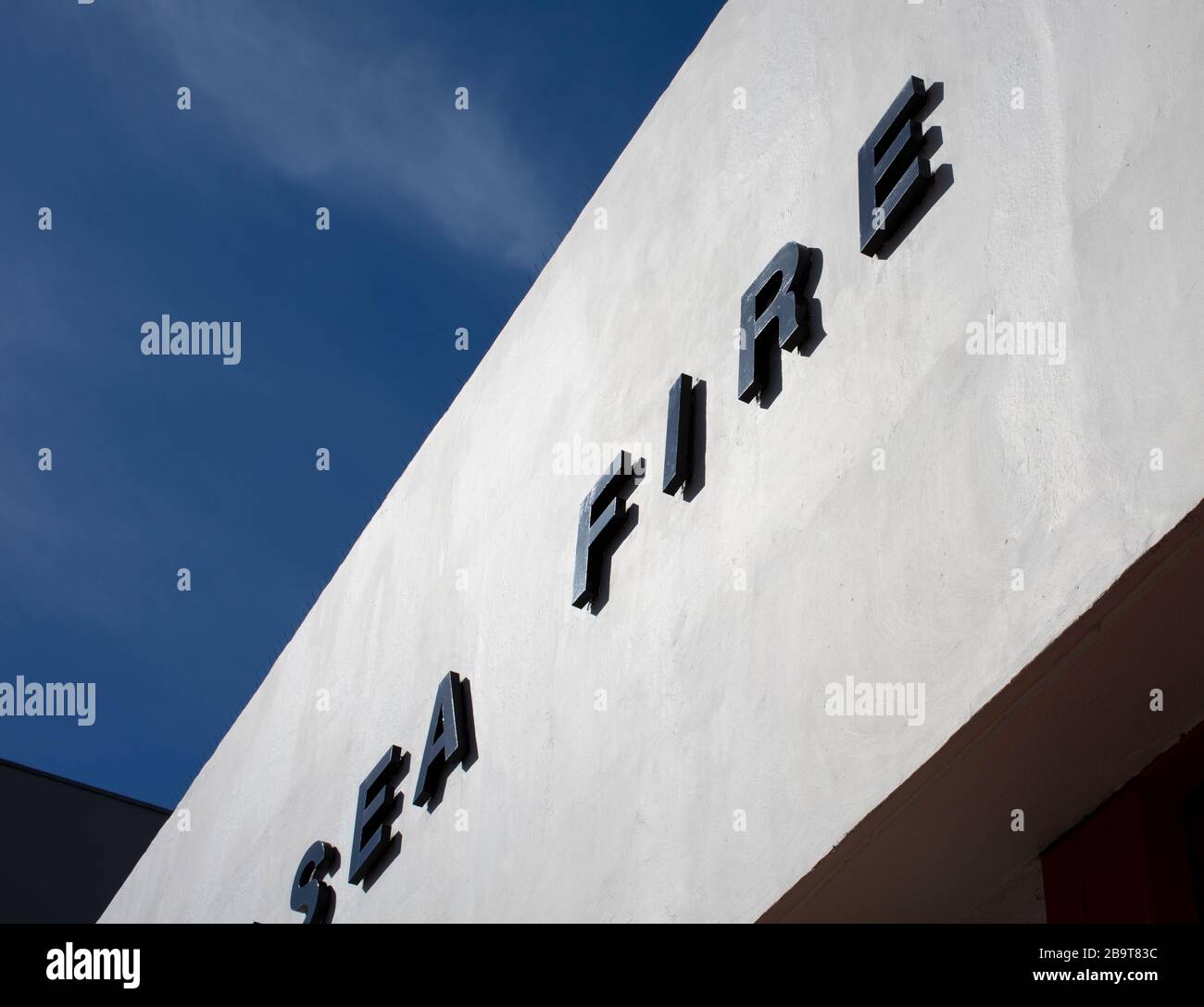 Detail of sign outside Chelsea Fire Station, 264 King's Road, SW3 5UF ...