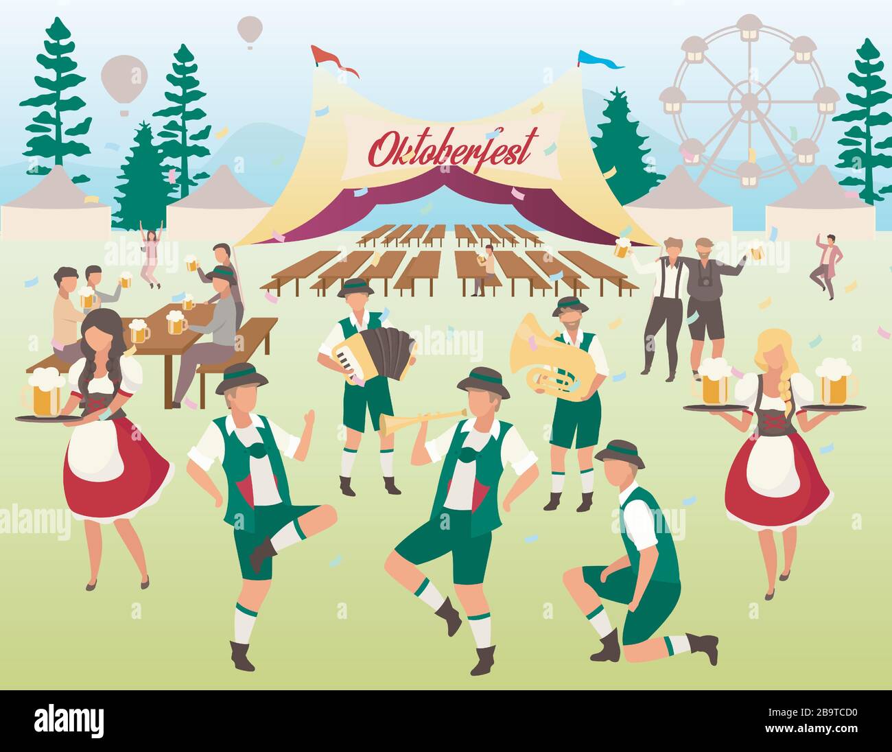 Oktoberfest men design germany hi-res stock photography and images - Alamy