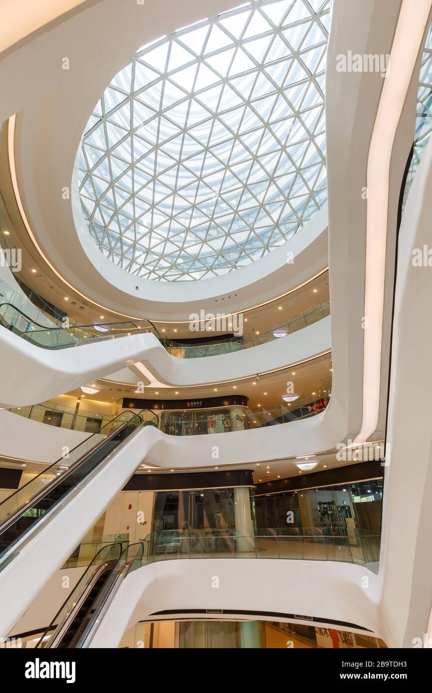 Beijing, China – October 1, 2019: Galaxy SOHO Beijing building shopping ...