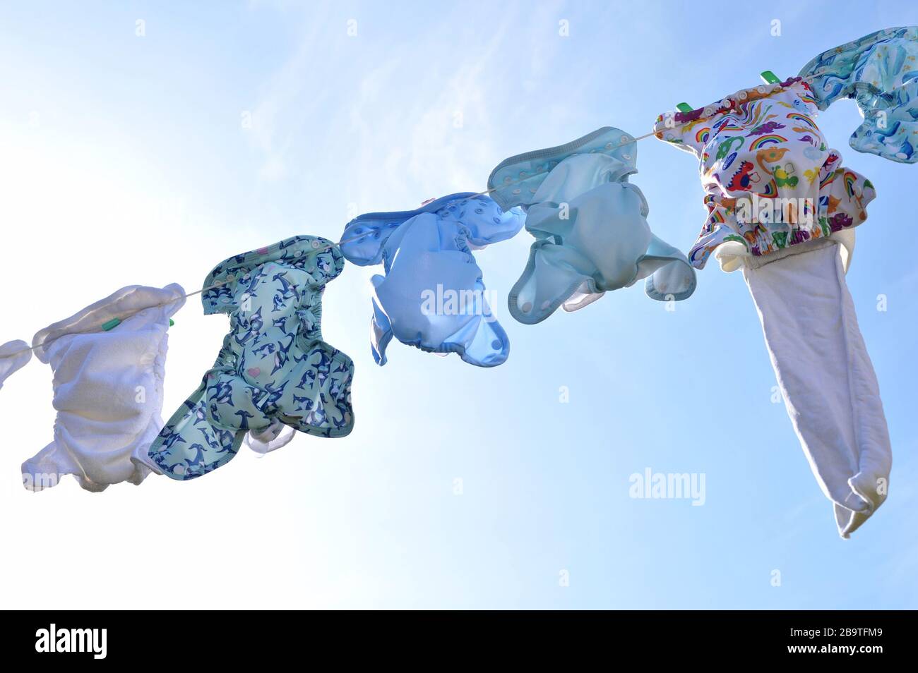 Cloth nappy baby hi-res stock photography and images - Alamy