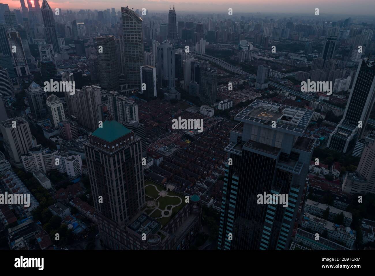 Nanjing west road street view hi-res stock photography and images - Alamy