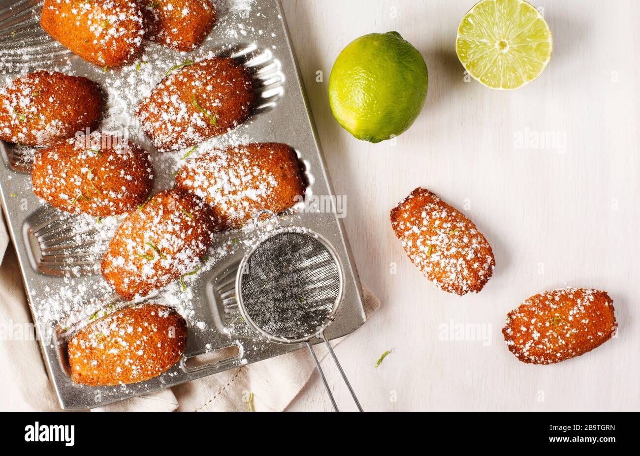 Citrus Madeleine. French Madeleine Stock Photo - Alamy