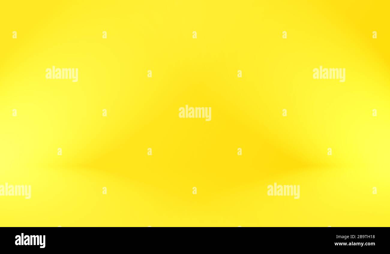 Magic abstract soft colors of shining yellow gradient studio background ...