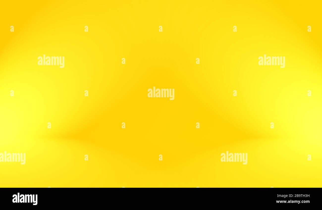 Magic abstract soft colors of shining yellow gradient studio background ...