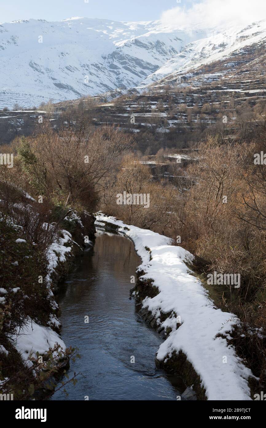 White village andalucia winter hi-res stock photography and images - Alamy