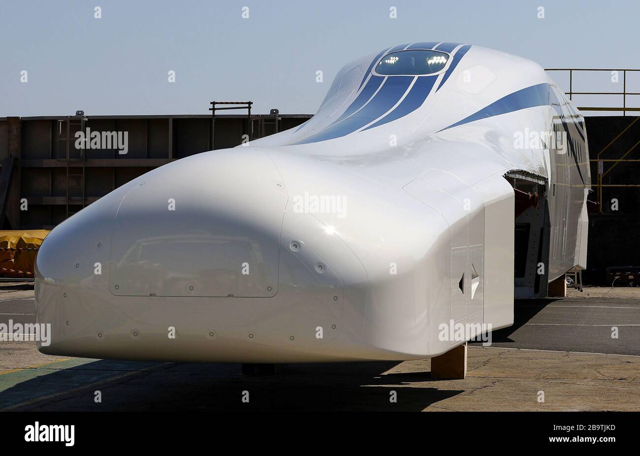 Kudamatsu, Japan. 25th March, 2020. A prototype of an upgraded Central ...
