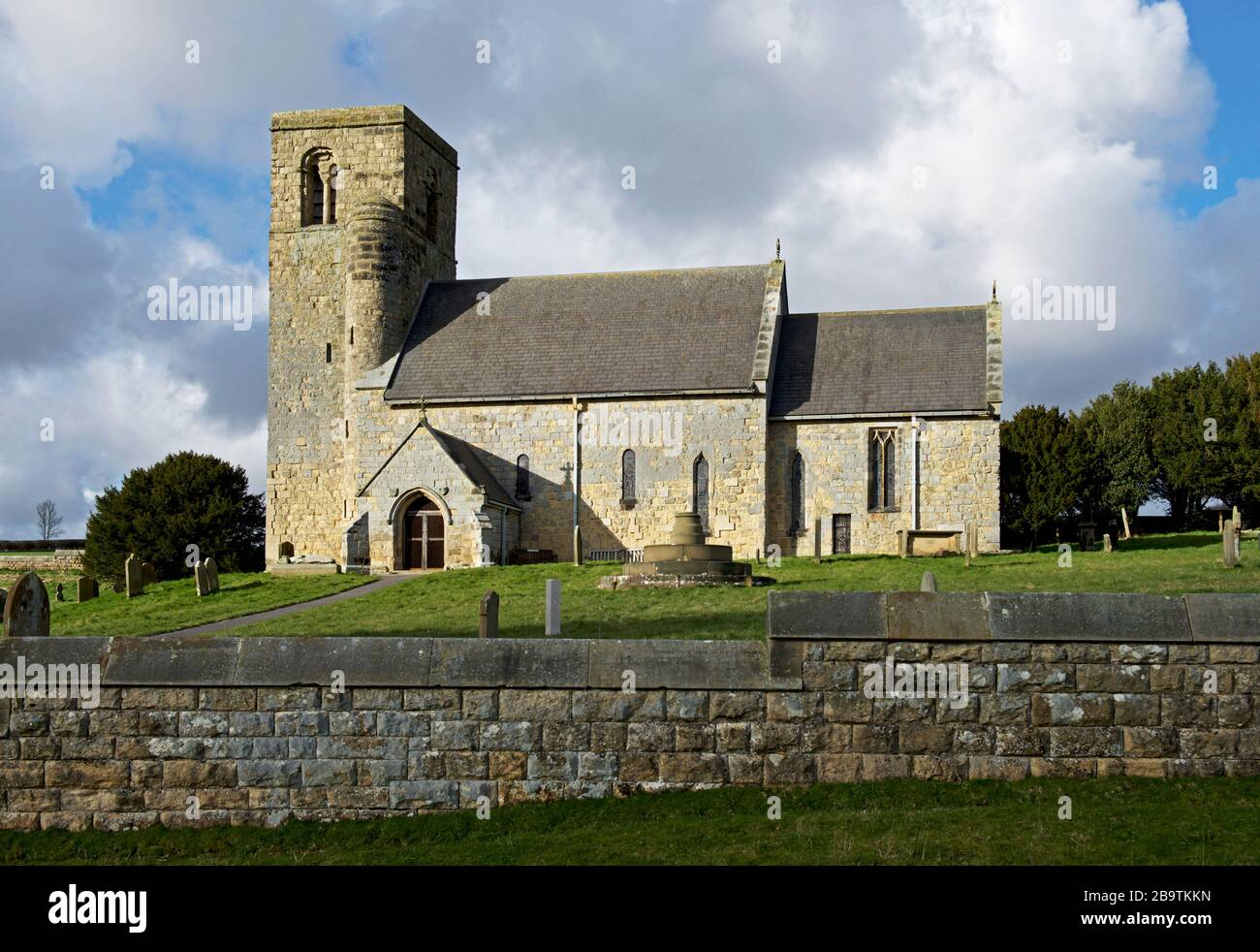 St Andrew's Church, Weaverthorpe, North Yorkshire, England UK Stock ...
