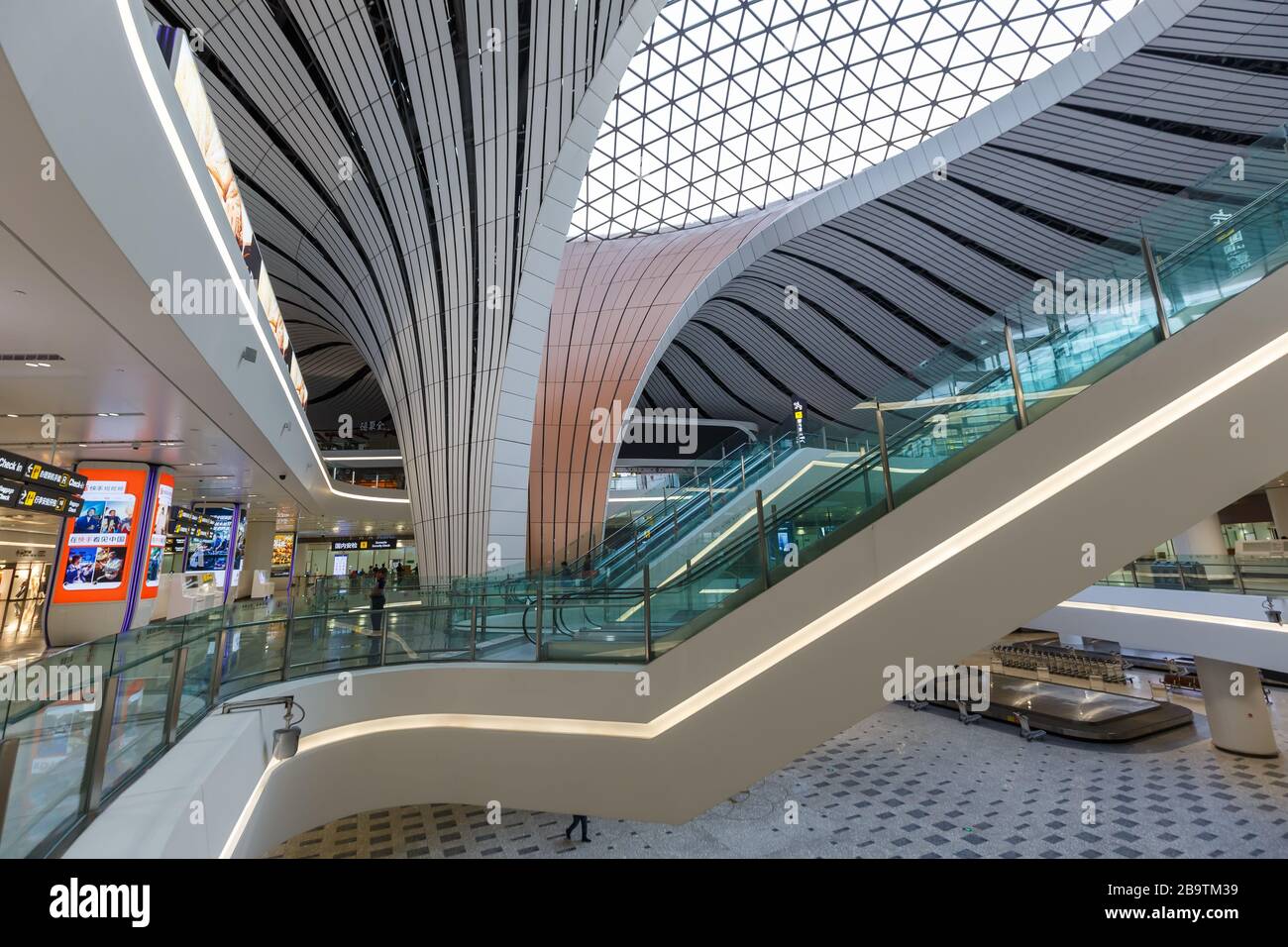Beijing, China – September 30, 2019: Daxing New International Airport ...