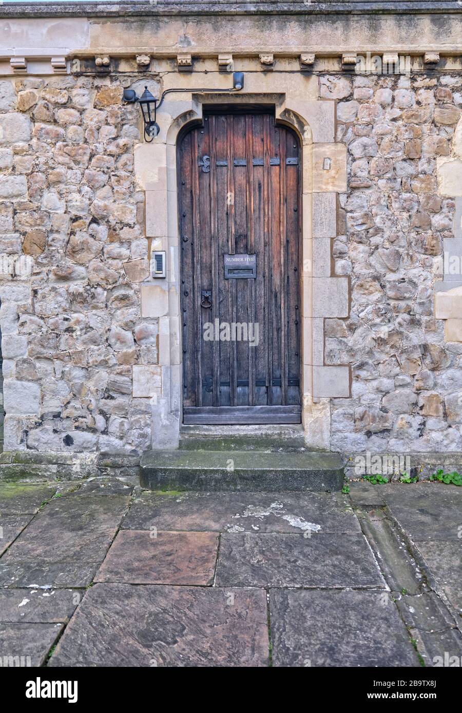 Old manor door of a stone house hi-res stock photography and images - Alamy