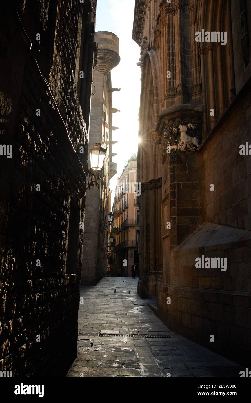 Gothic quarter in barcelona hi-res stock photography and images - Alamy