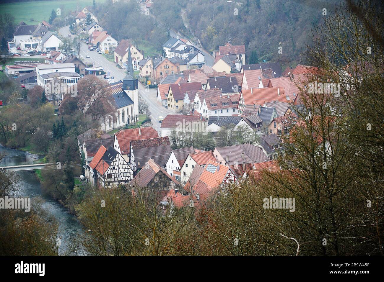 The city of Widdern, Baden-Württemberg, Germany Stock Photo - Alamy