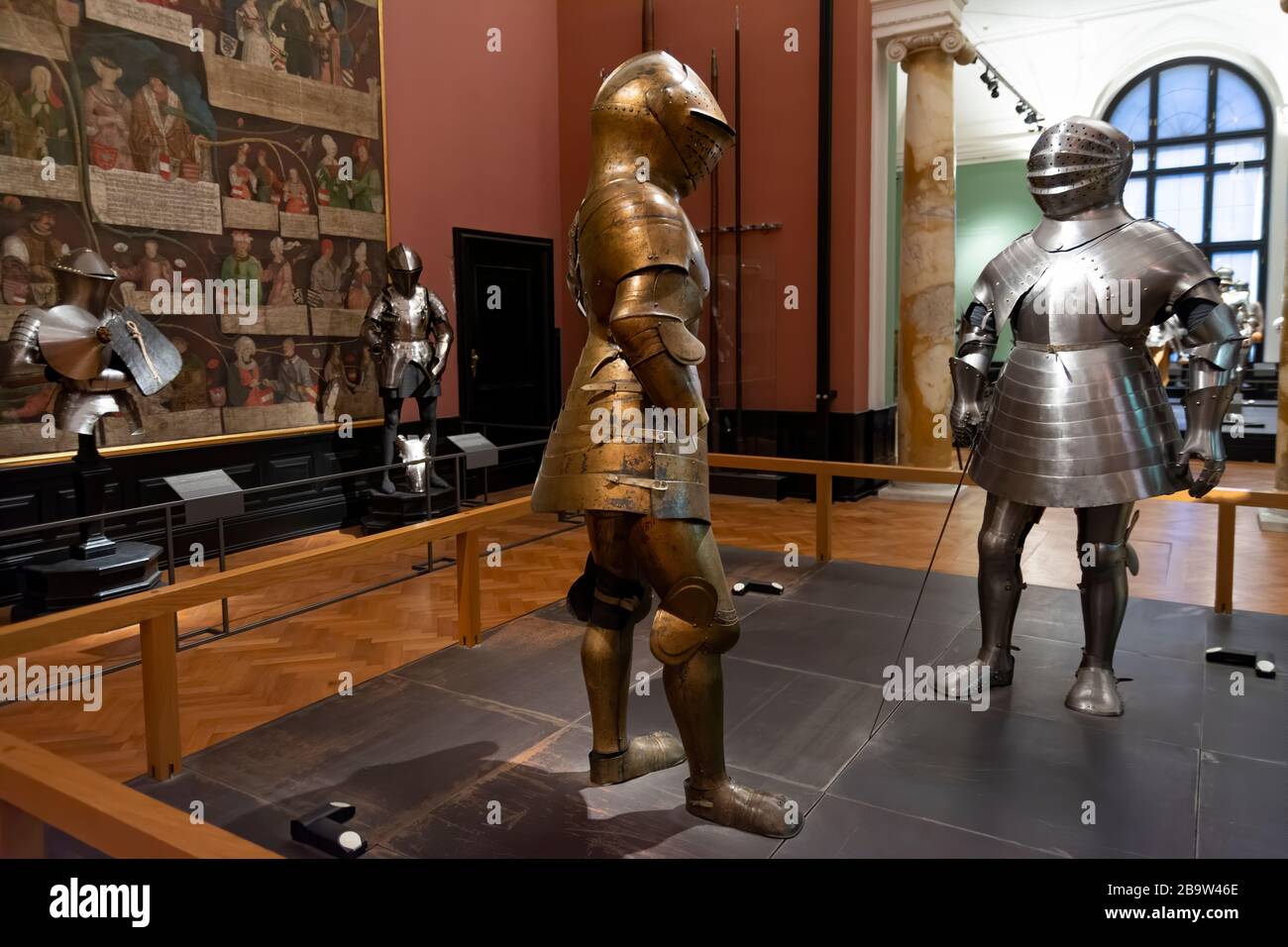 Armor armour museum helmet hi-res stock photography and images - Alamy