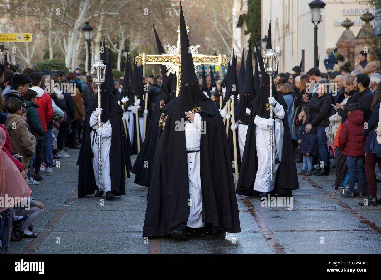 Holy week procession at granada hi-res stock photography and images - Alamy
