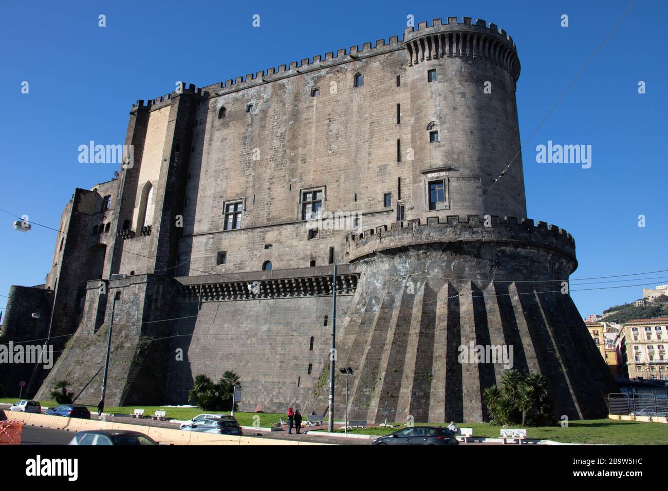 Castel Nuovo or Maschio Angioino, Naples, Italy Stock Photo - Alamy