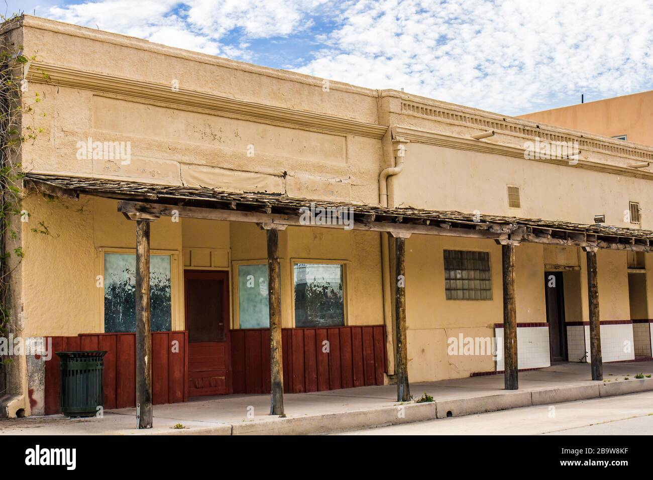 Empty Commercial Buildings In Distressed Area Stock Photo - Alamy