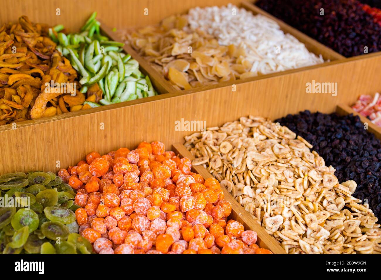 Candied fruits in Manavgat, Turkey. Delicious turkish food Stock Photo ...