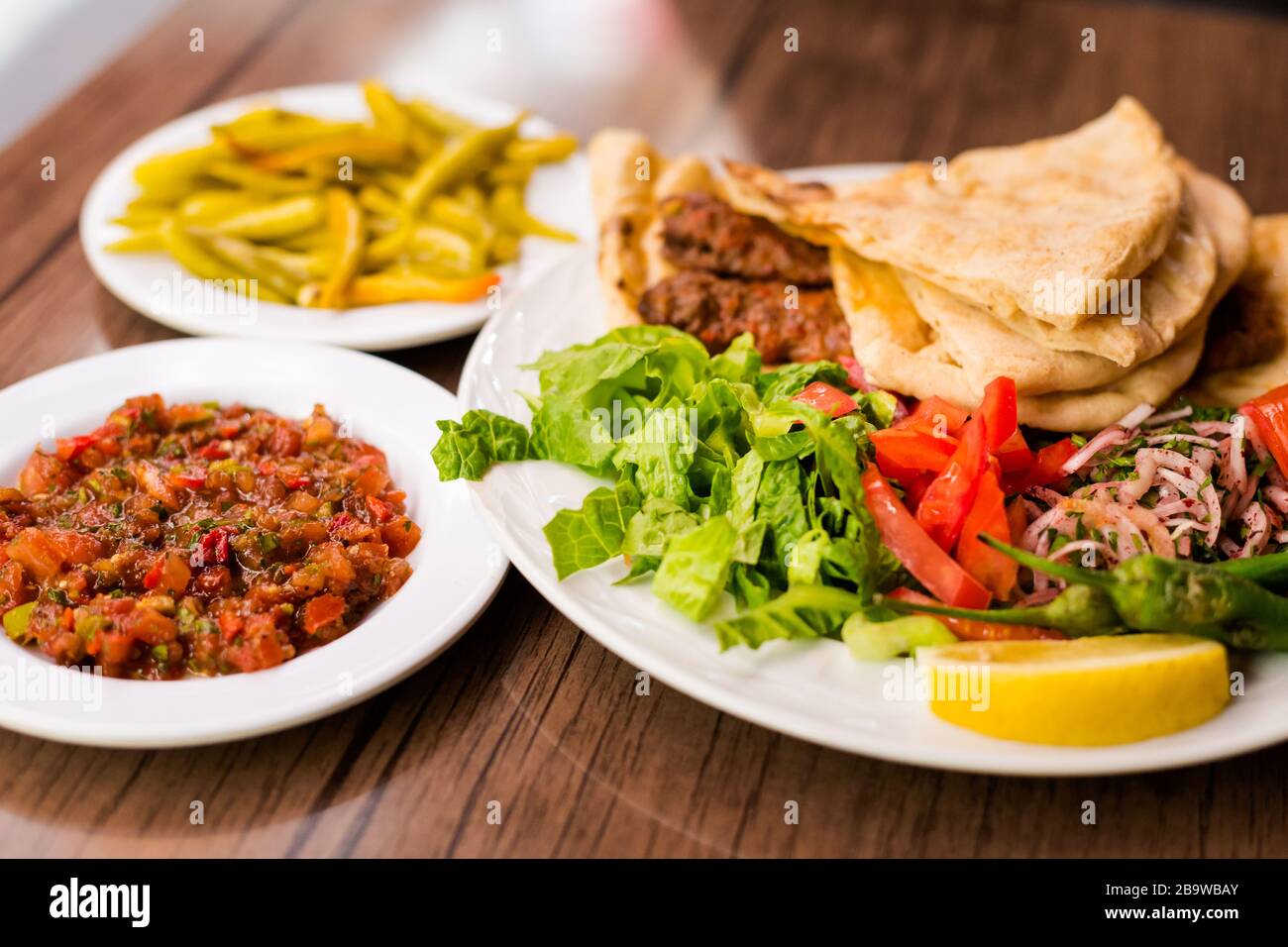 Delicious turkish kebab on the market in Manavgat, Turkey. Tasty ...