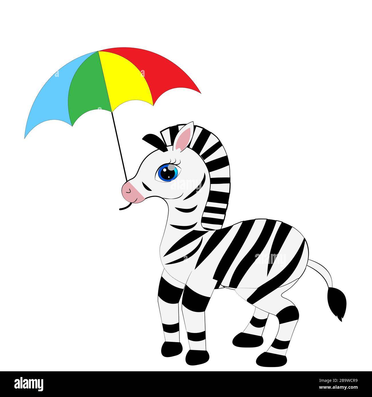 zebra cartoon illustration vector Stock Vector Image & Art - Alamy